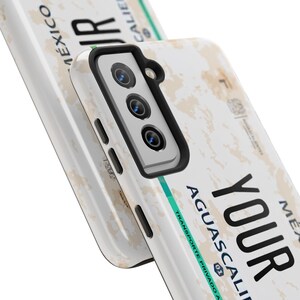 Aguascalientes Mexico License Plate Phone Case | Custom Text | Tough ...