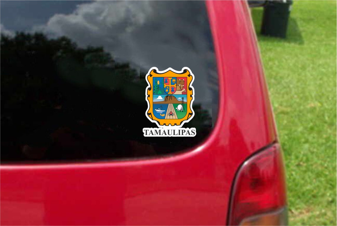2 Pieces Tamaulipas Mexico. Coat of Armsdecals Stickers Full | Etsy