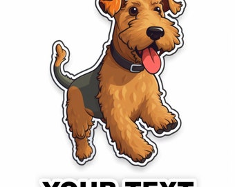 Andy the Airedale Terrier Dog Decal Sticker Gifts for Dog - Etsy