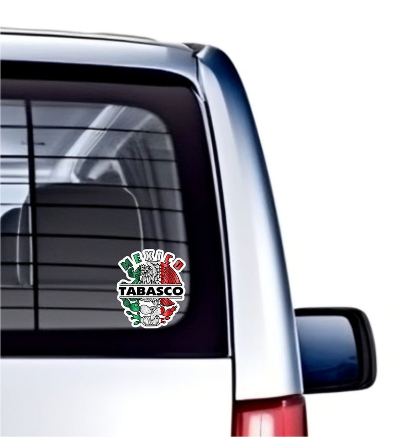 Tabasco Mexico Eagle Emblem Decals - Weatherproof Full Color Stickers ...