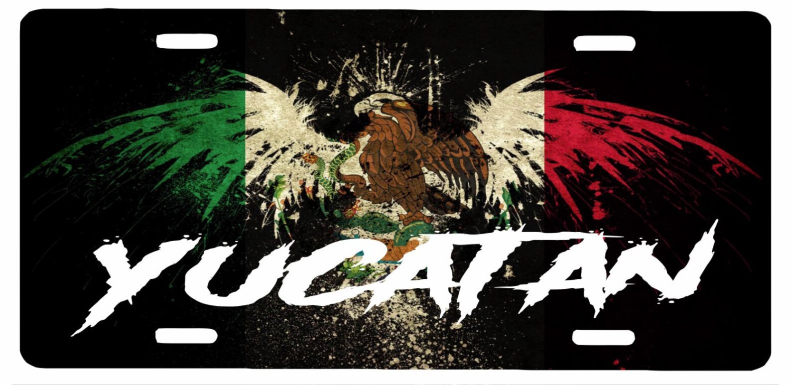 Yucatán Mexico Aluminum License Plate Placa 6 X 12 | Etsy