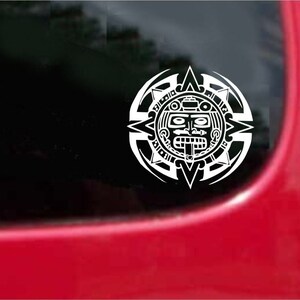 Set (2 Pieces) Tribal Aztec Calendar Sticker Decals 20 Colors to Choose ...