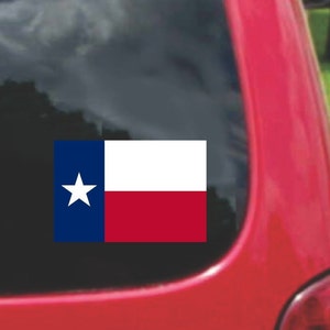 2 Pieces Texas State Flag Vinyl Decals Stickers Full Color/weather ...