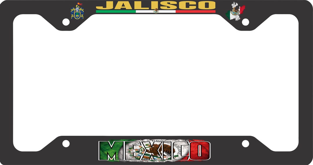 Jalisco Mexico Aluminum License Plate Frame Novelty Tag Holder Cover - Etsy