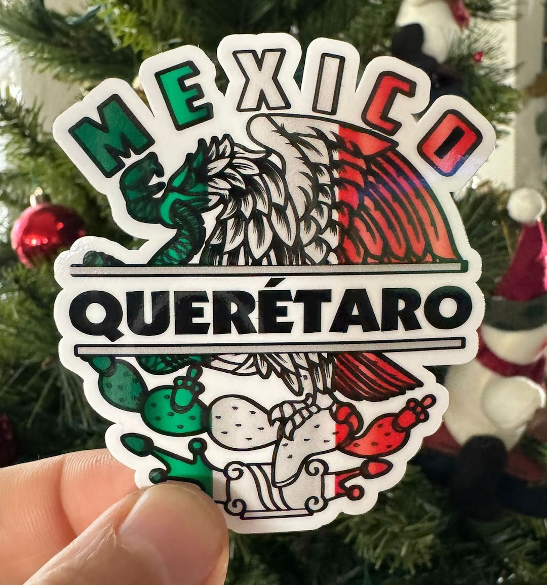 2 Pieces Queretaro Mexico Eagle Emblem Decals Stickers Full Color ...