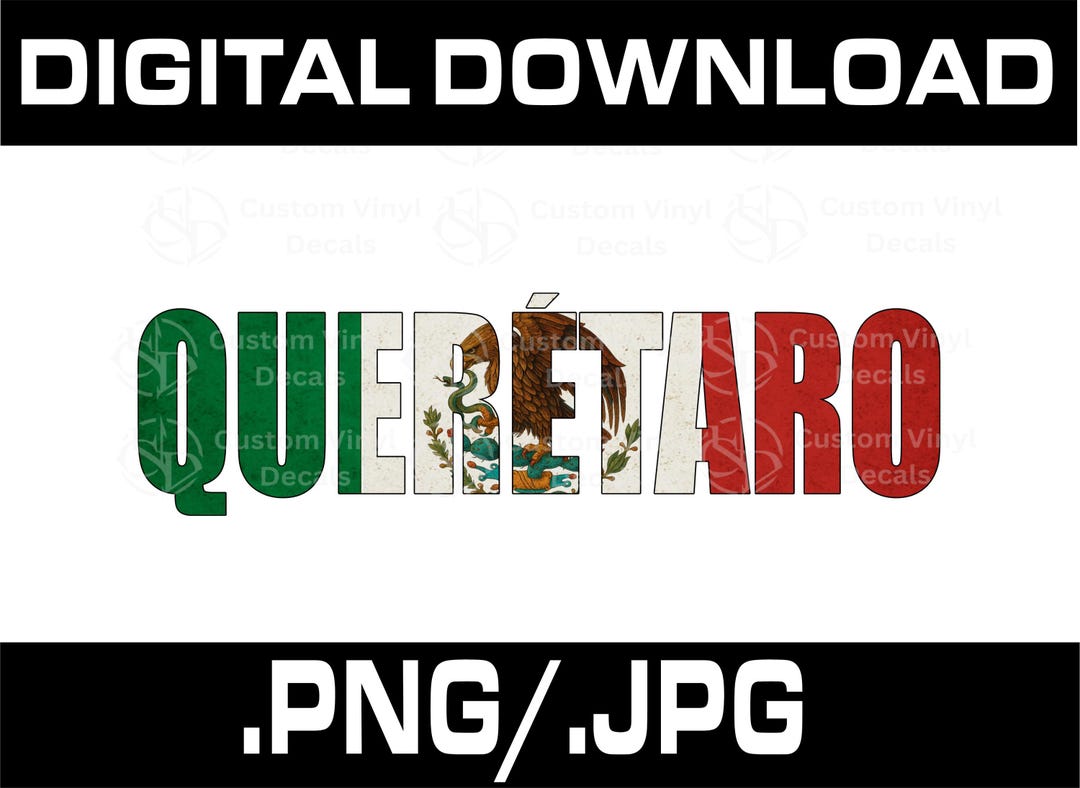 Queretaro Mexico Letters With Mexican Flag Vintage Style | Letras Con ...