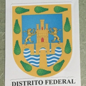 Distrito Federal Mexico Eagle Flag Bottle Cap Metal Tin Sign 13.8 ...