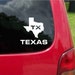 2 Pieces Texas TX State USA Outline Map Stickers Decals 20 - Etsy