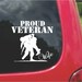 Set (2 Pieces) Proud Veteran Wife Sticker Decals 20 Colors to Choose ...