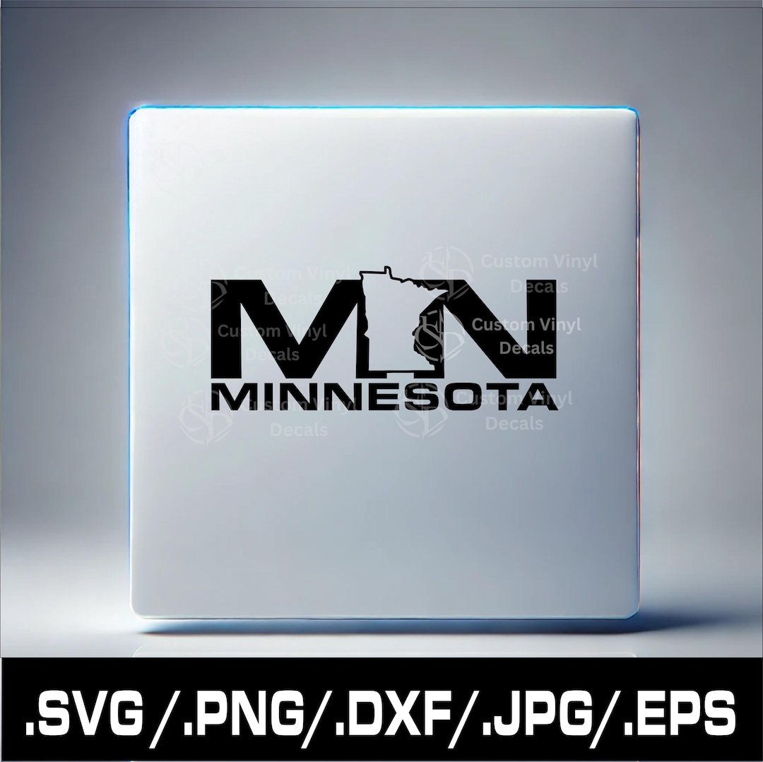Minnesota State SVG | Vector Cut Files in Svg, Png, Dxf, Eps for Cricut ...