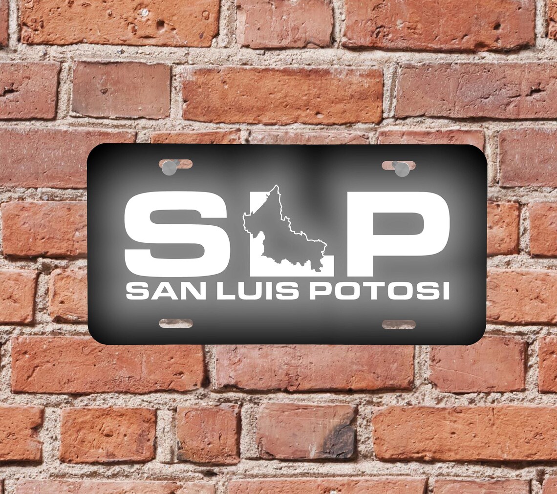 San Luis Potosi SLP Mexico Aluminum License Plate Place - Etsy