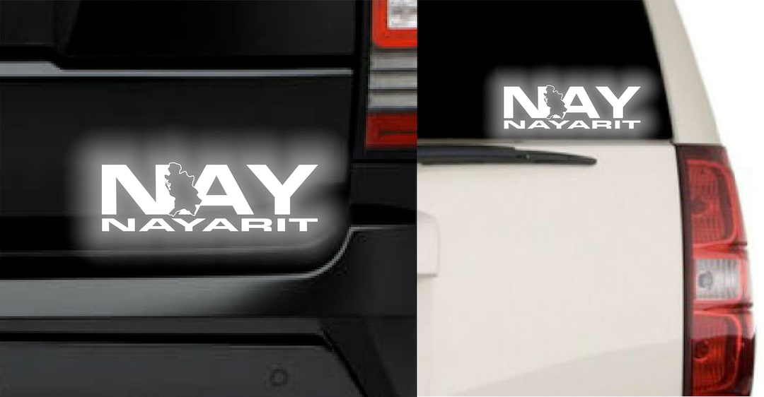 Nayarit NAY Mexico Reflective Sticker Decal - Etsy
