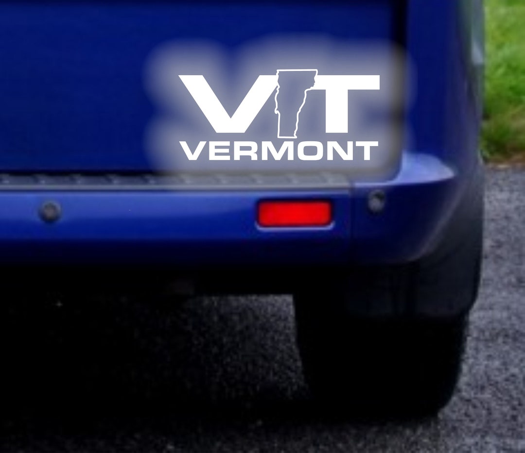 Vermont VT USA State Reflective Sticker Decal - Etsy