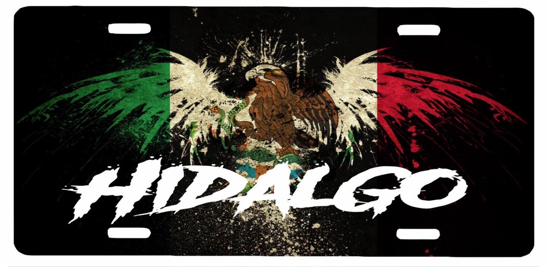 Hidalgo Mexico Aluminum License Plate Placa 6" X 12" - Etsy