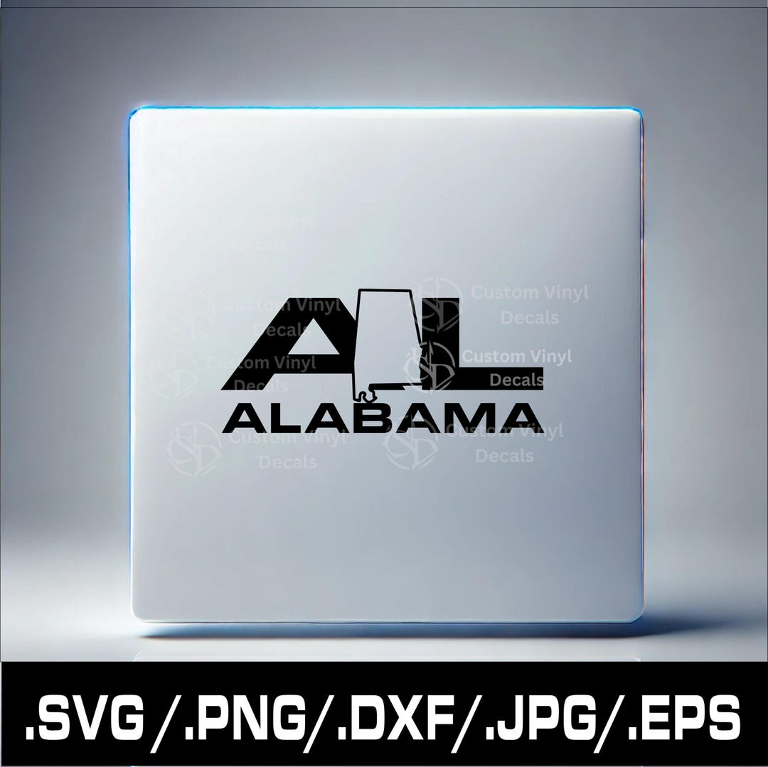 Alabama State SVG | Vector Cut Files (digital Download) - Etsy