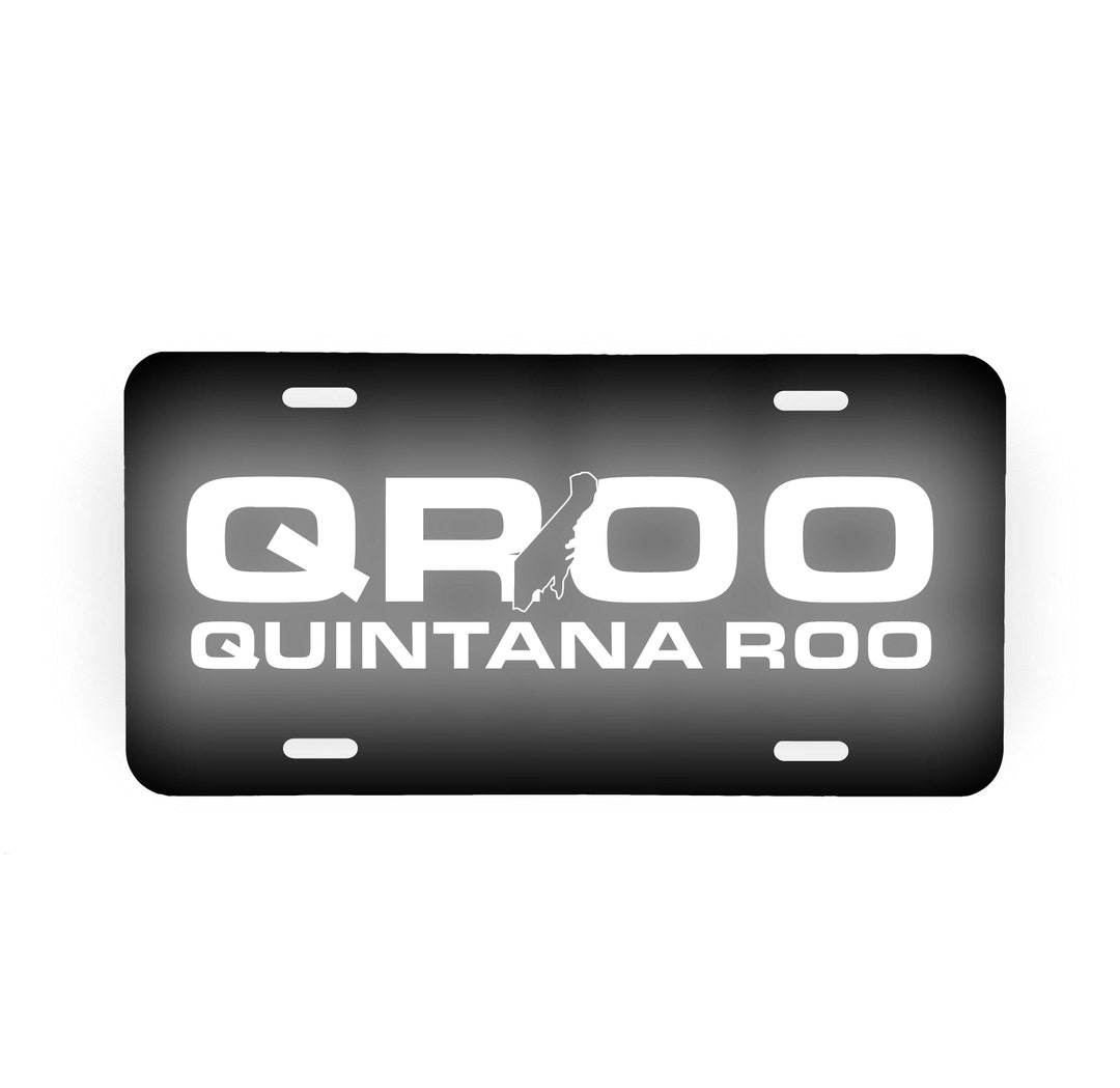 Quintana Roo QROO Mexico Aluminum License Plate Place 6" X 12 ...