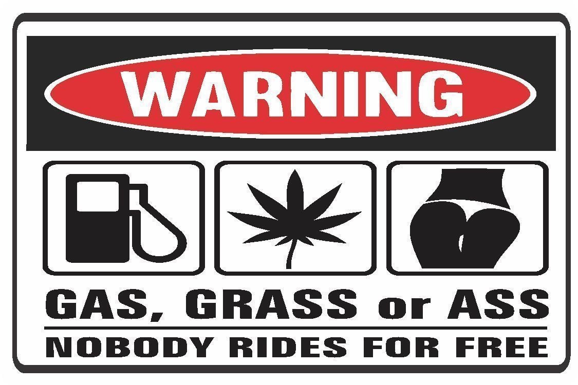 2 Pieces Funny Warning Gas Grass or Ass Vinyl Decals Stickers | Etsy 2 Pieces Funny Warning Gas Grass or Ass Vinyl Decals Stickers | Etsy