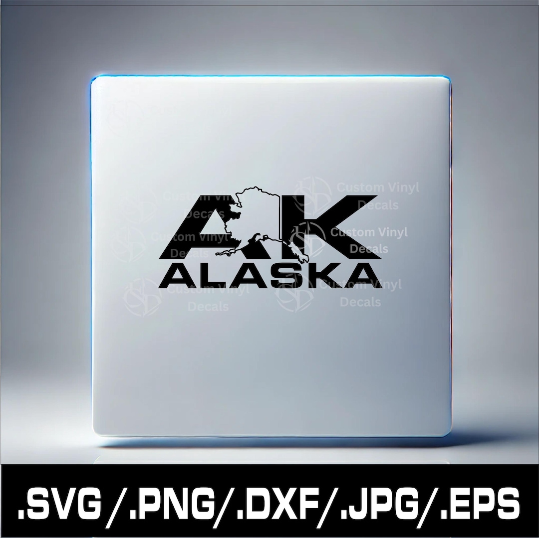 Alaska State SVG | Vector Cut Files in SVG, Png, Dxf, Eps for Cricut ...
