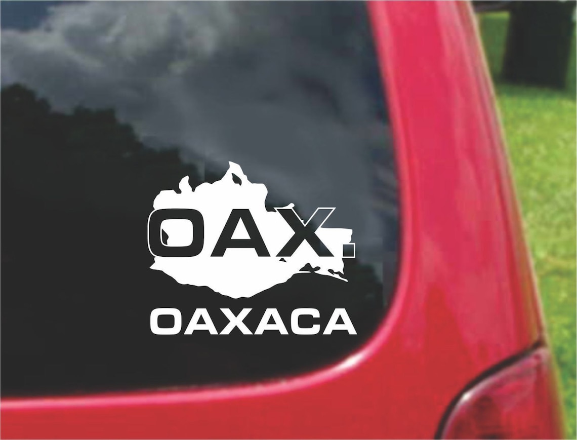 2 Pieces Oaxaca Mexico Outline Map Stickers Decals 20 Colors - Etsy