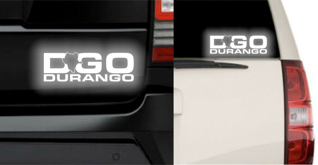 Durango DGO Mexico Reflective Sticker Decal - Etsy