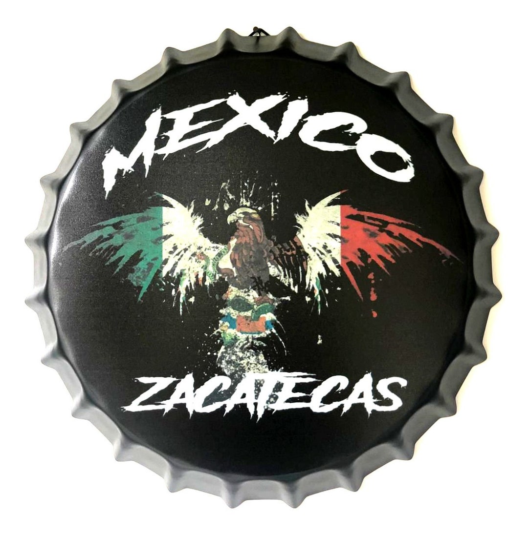 Mexico Zacatecas Eagle Flag Metal Tin Sign – 13.8" Wall Art - Etsy
