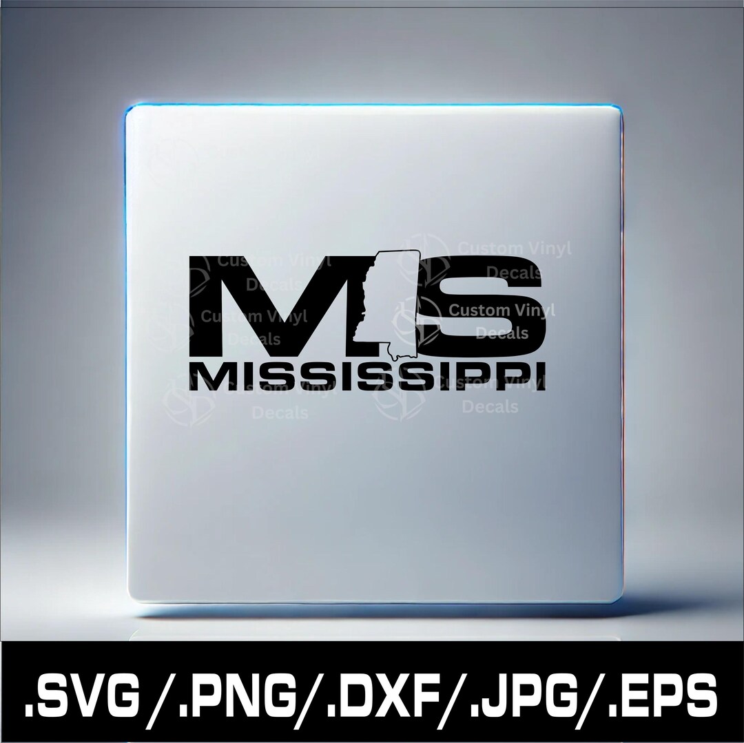 Mississippi State SVG | Vector Cut Files in Svg, Png, Dxf, Eps for ...