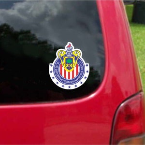 2 Pieces Chivas Guadalajara Futbol Mexico Decals Stickers Full Color ...