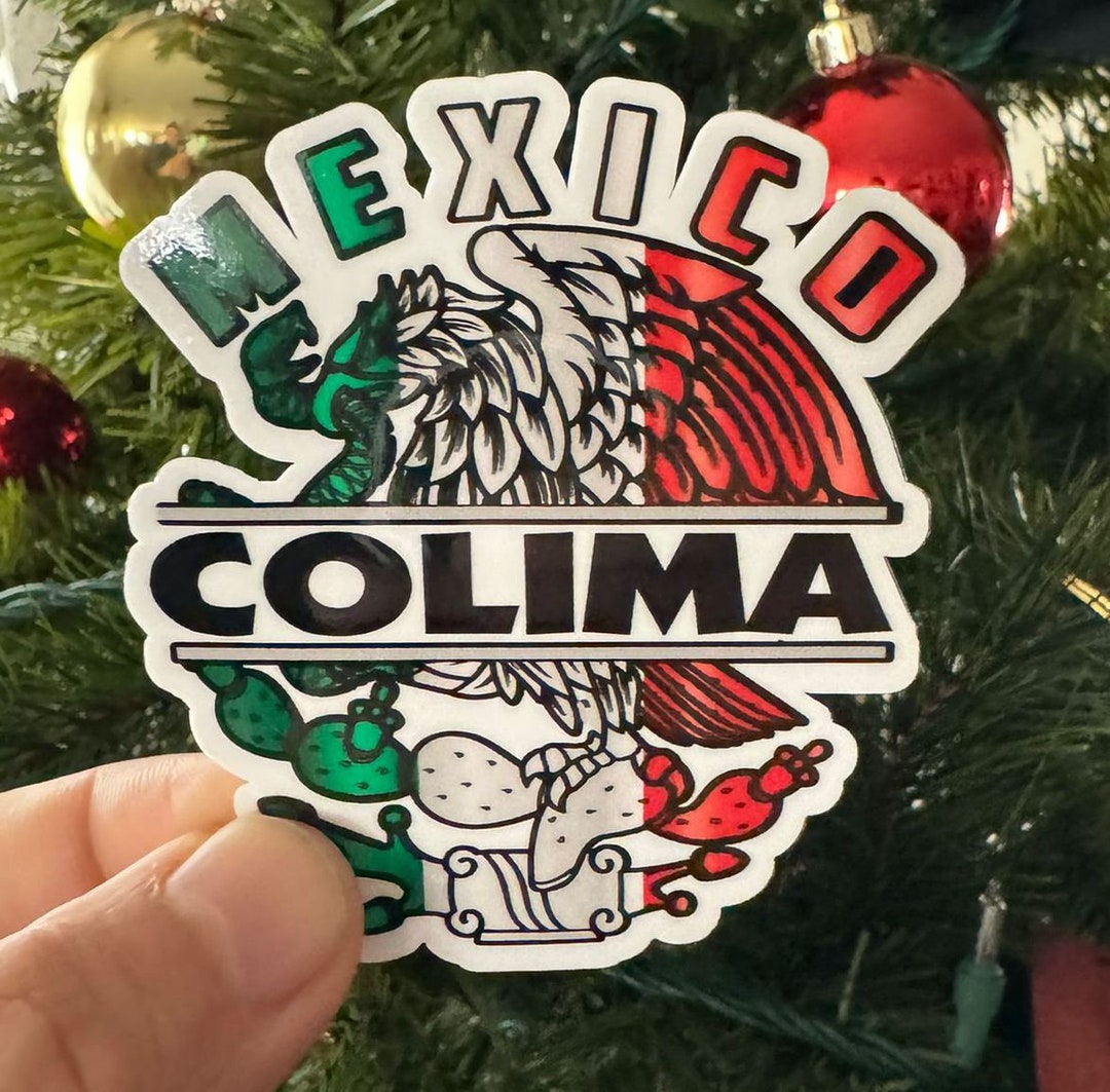 2 Pieces Colima Mexico. Eagle Emblem Decals Stickers Full Color/weather ...