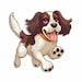 Set of 2 English Springer Spaniel Dog Decal Stickers With Free Custom ...