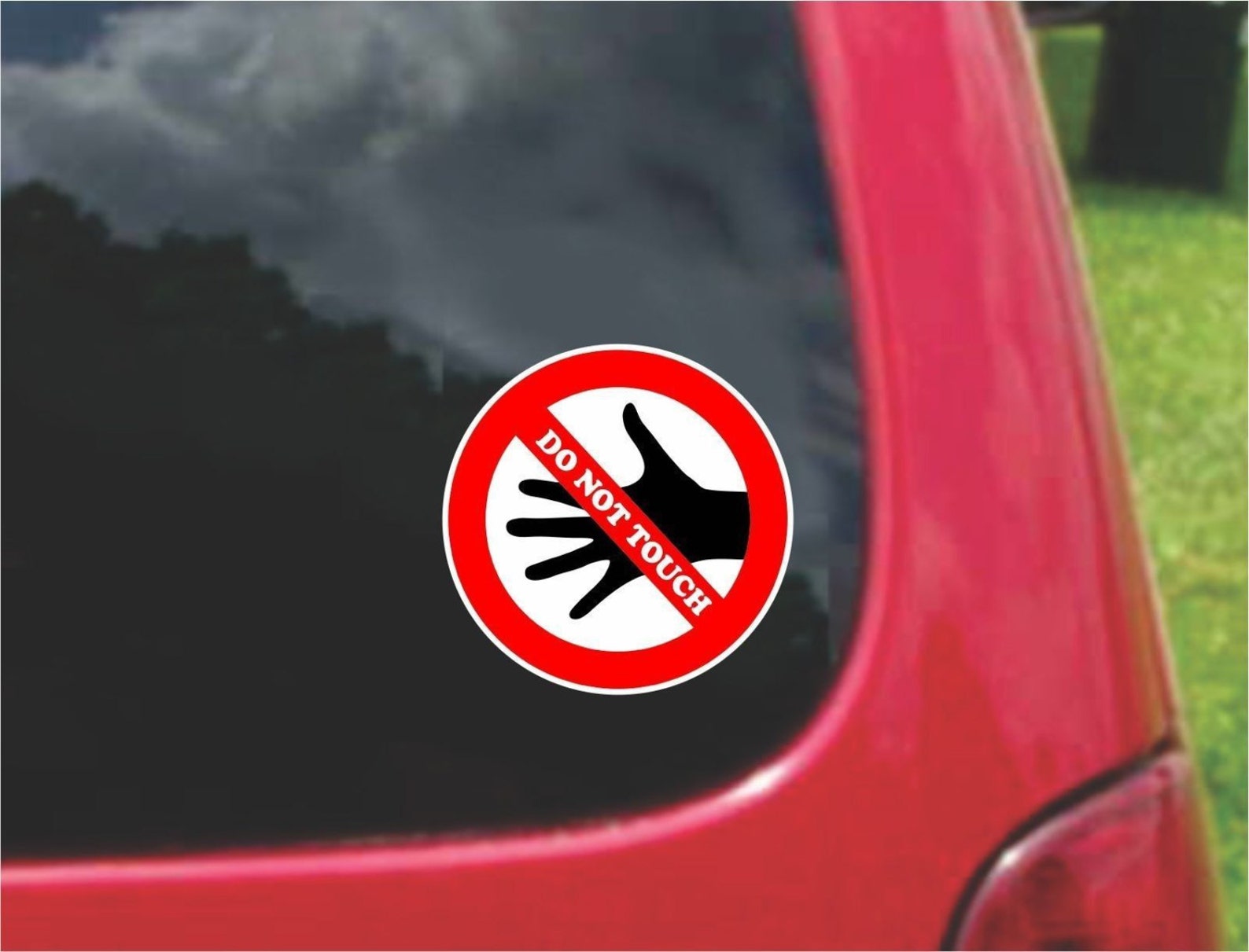 Set of Do Not Touch Warning Sign Stickers Decals Full - Etsy