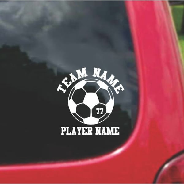 Soccer Decal - Etsy