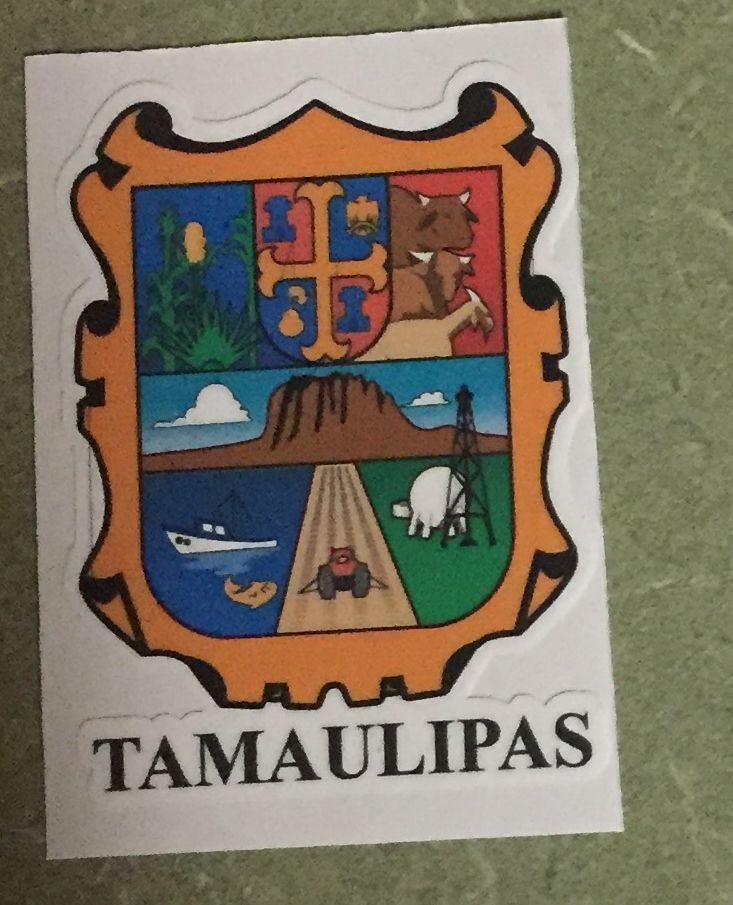 2 Pieces Tamaulipas Mexico. Coat of Armsdecals Stickers Full - Etsy