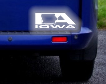 Ia State Decal - Etsy