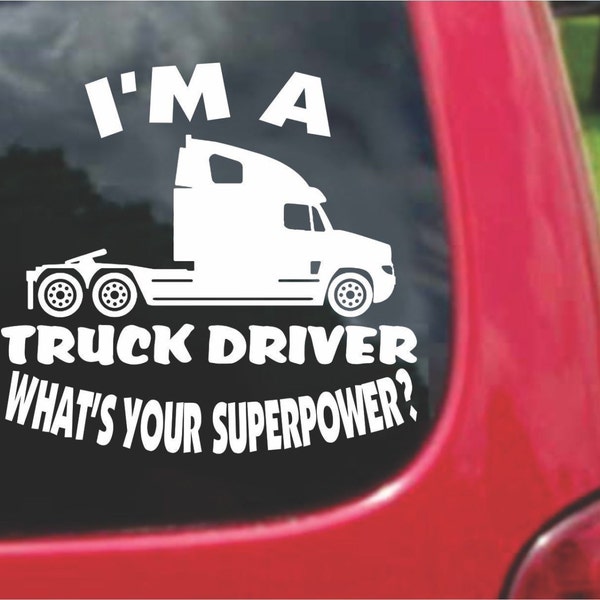 Truck Driver Decal - Etsy