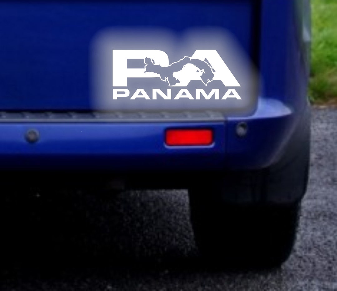 Panama PA Reflective Sticker Decal - Etsy