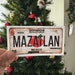 Set Mazatlan Sinaloa Mexico Aluminum License Plate Sign Placa 6 X 12 ...