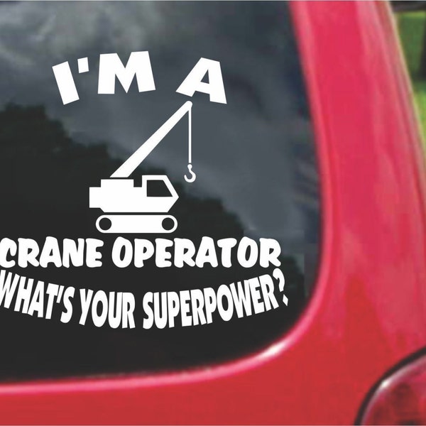 Crane Operator Decals - Etsy