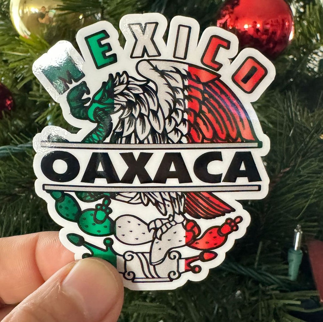 2 Pieces Oaxaca Mexico Eagle Emblem Decals Stickers Full Color/weather ...