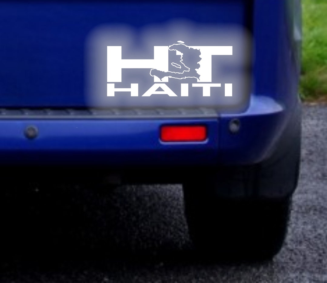 Haiti HT Reflective Sticker Decal - Etsy