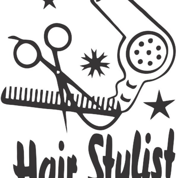 Hair Stylist Decals - Etsy