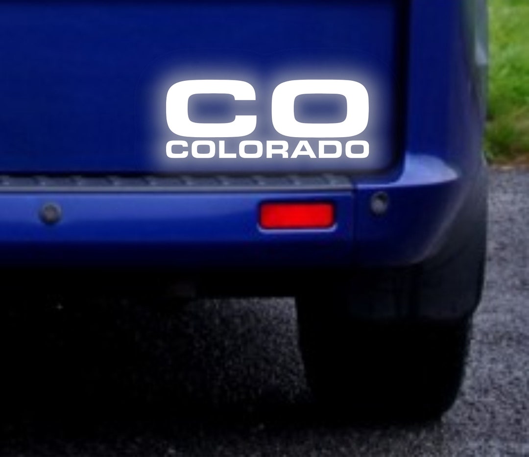 Colorado CO USA State Reflective Sticker Decal - Etsy