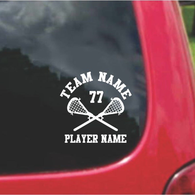 Lacrosse Wall Decal - Etsy