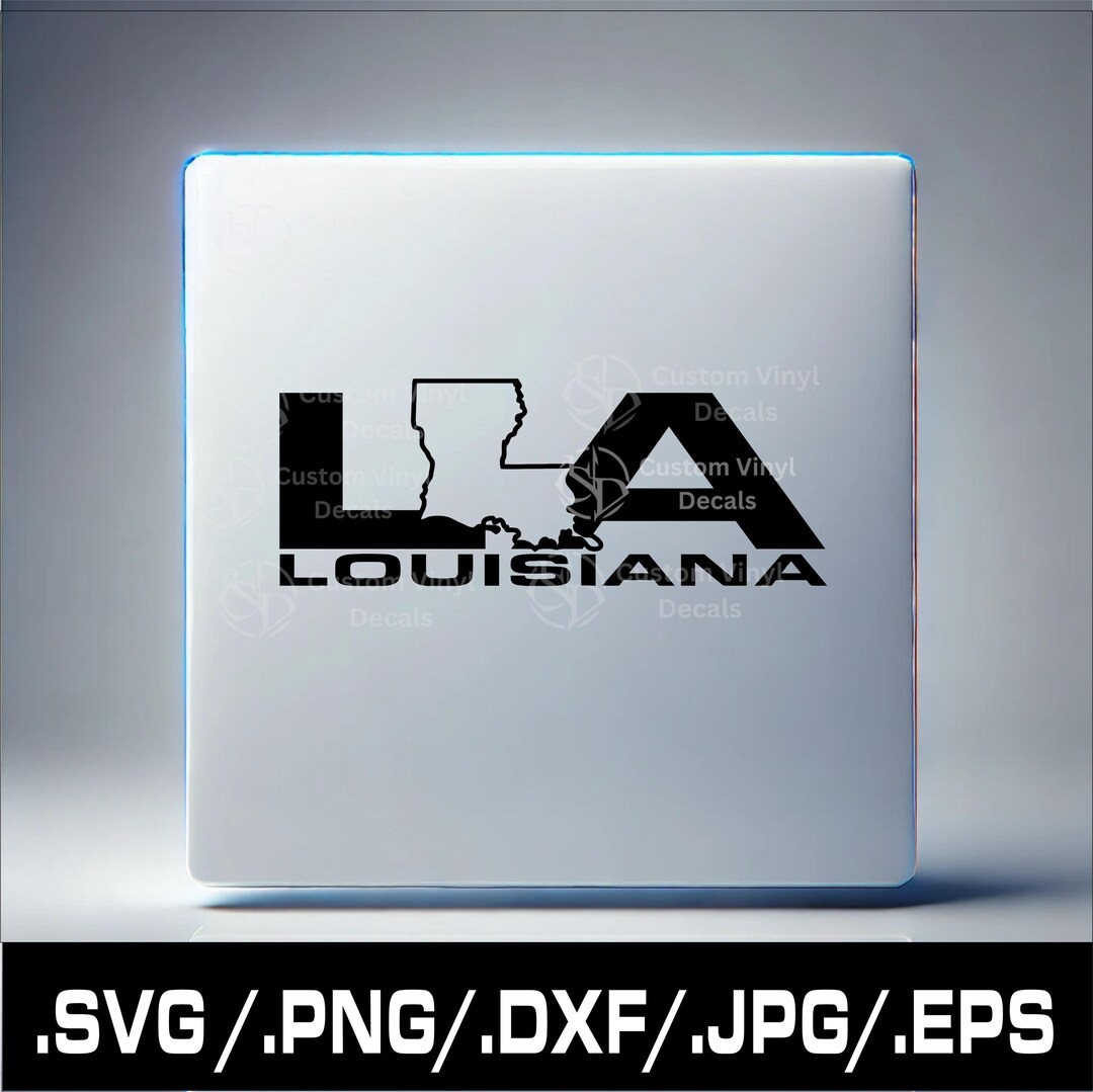 Louisiana State US SVG | Vector Cut Files in SVG, Png, Dxf, Eps for ...