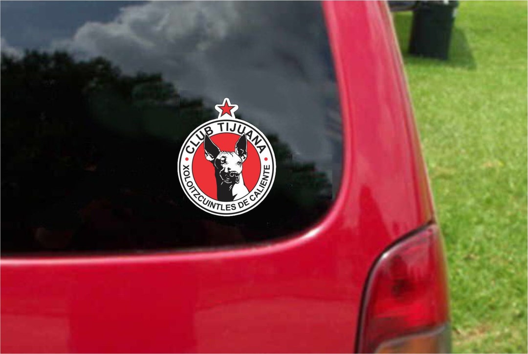 2 Pieces Tijuana Xolos Futbol Mexico Decals Stickers Full Color/weather ...