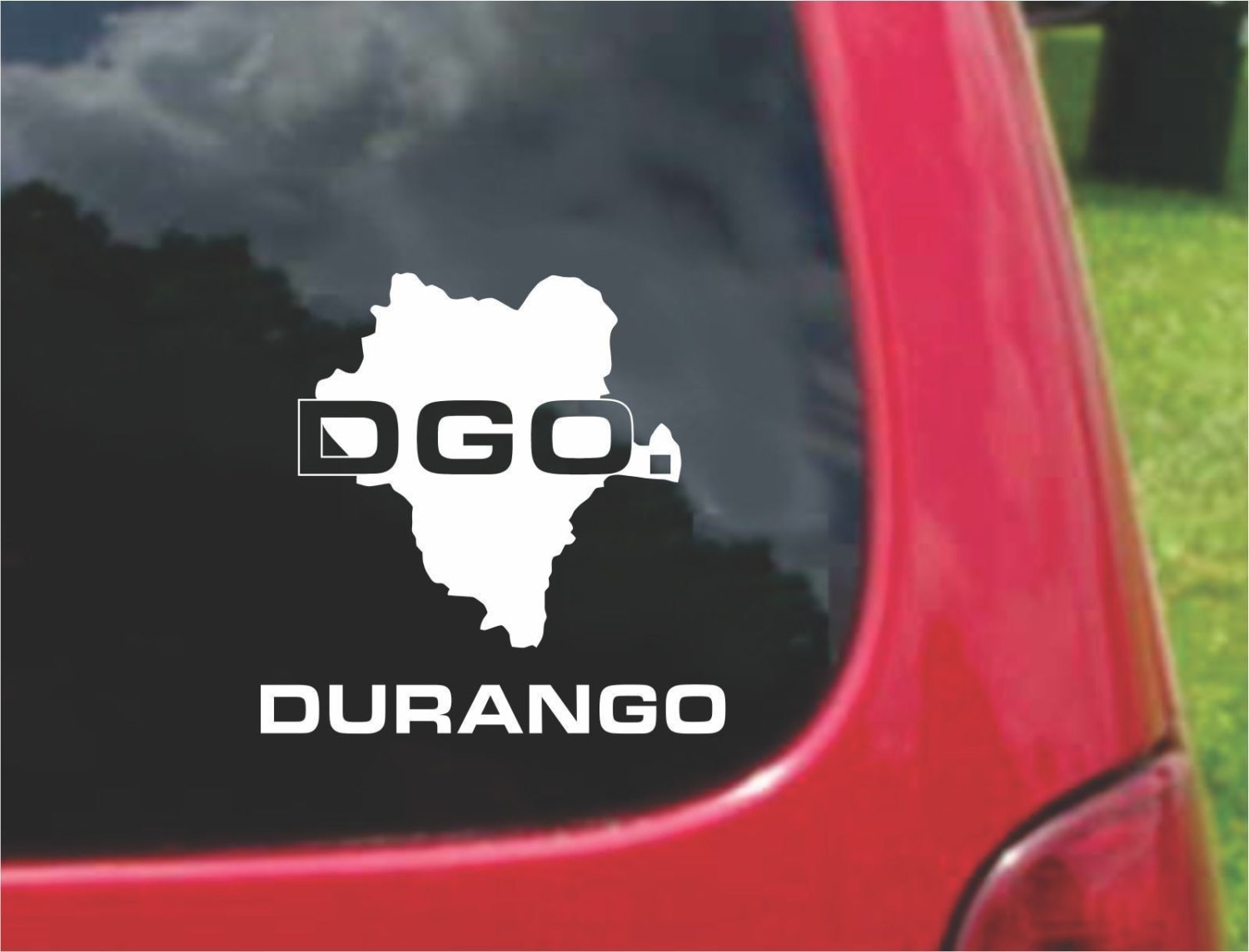 2 Pieces Durango Mexico Outline Map Stickers Decals 20 Colors | Etsy