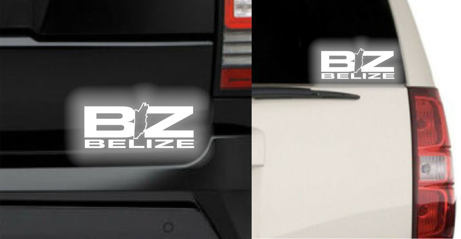 Belize BZ Reflective Sticker Decal - Etsy
