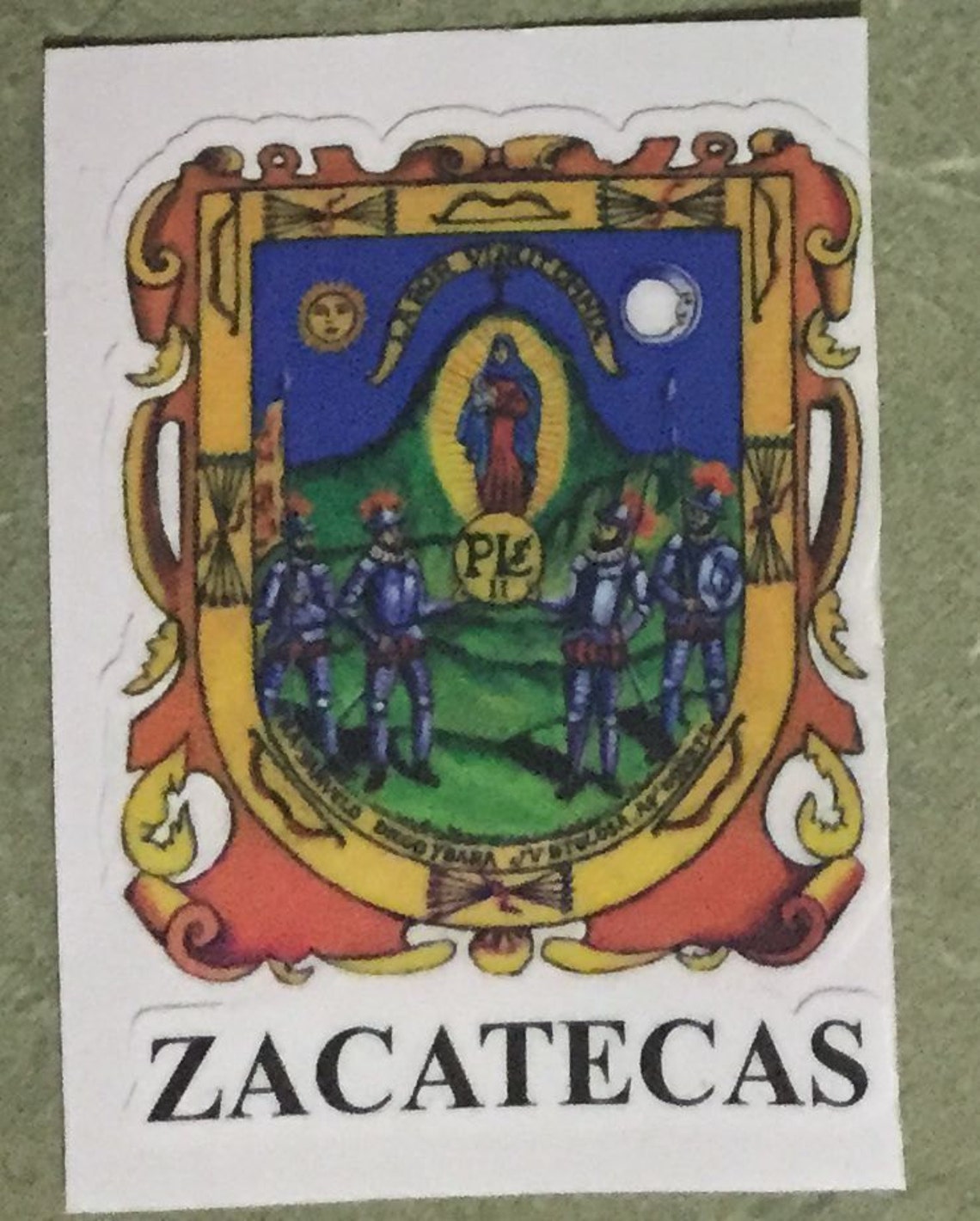 2 Pieces Zacatecas Mexico. Coat of Armsdecals Stickers Full - Etsy UK