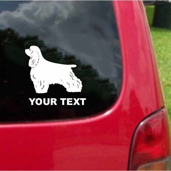Cocker Spaniel Decal - Etsy