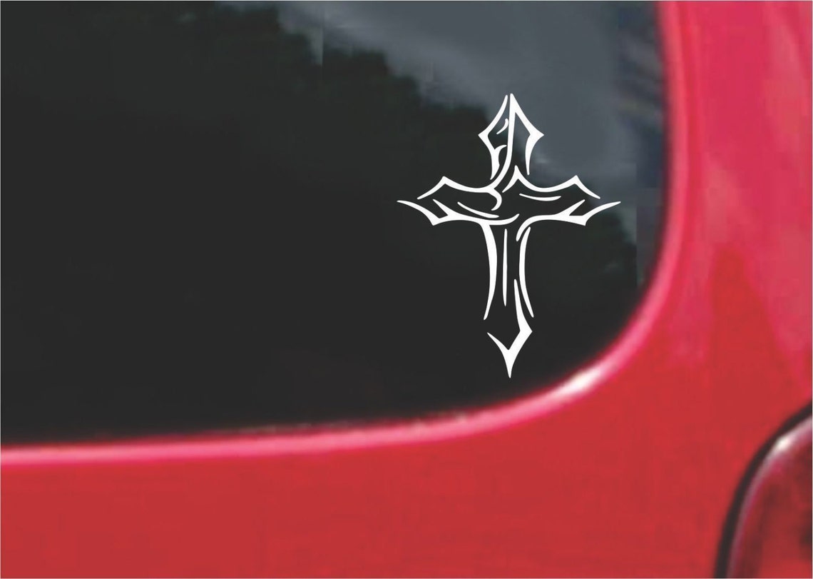 Set 2 Pieces Tribal Cross Sticker Decals 20 Colors to Choose - Etsy