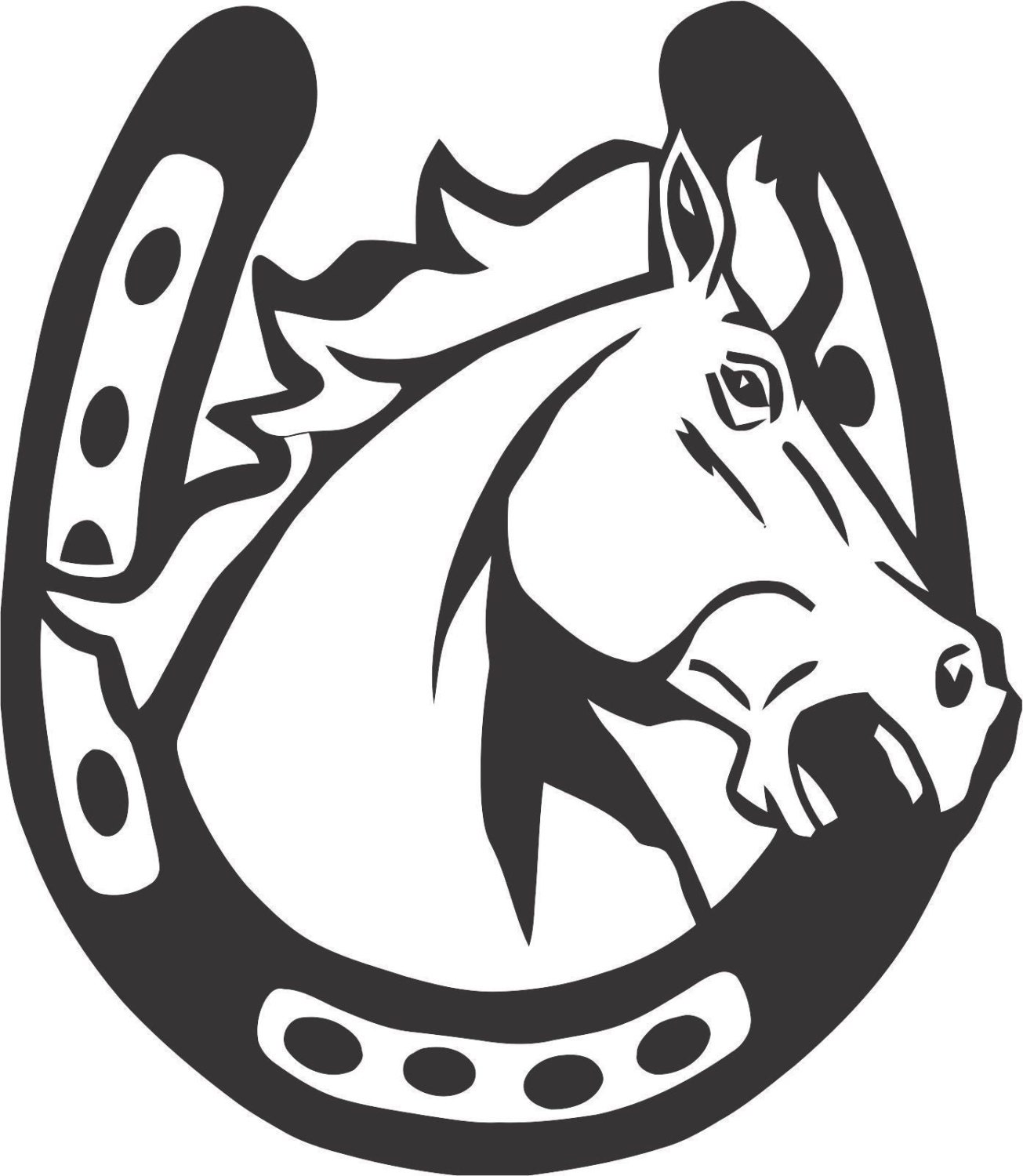 Mustang Horse Logo Clip Art